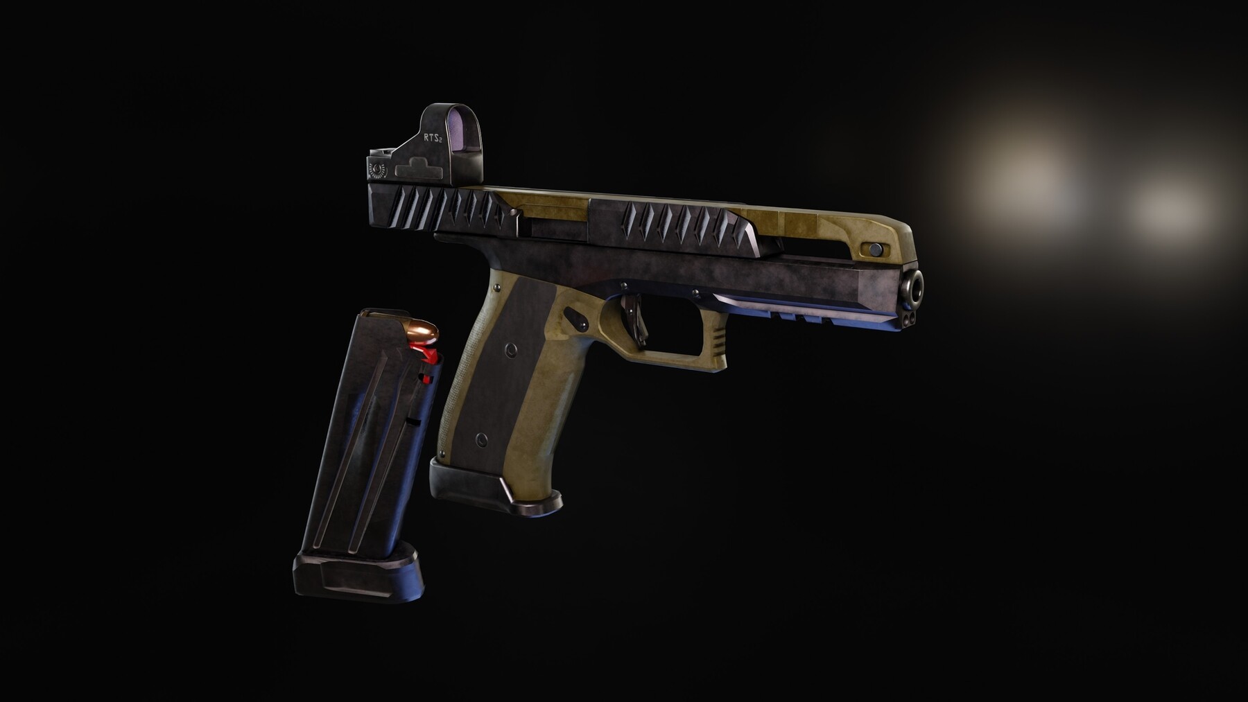 ArtStation - Laugo Alien Pistol | Game Assets