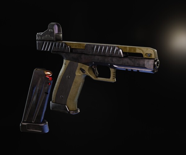 ArtStation - Laugo Alien Pistol | Game Assets