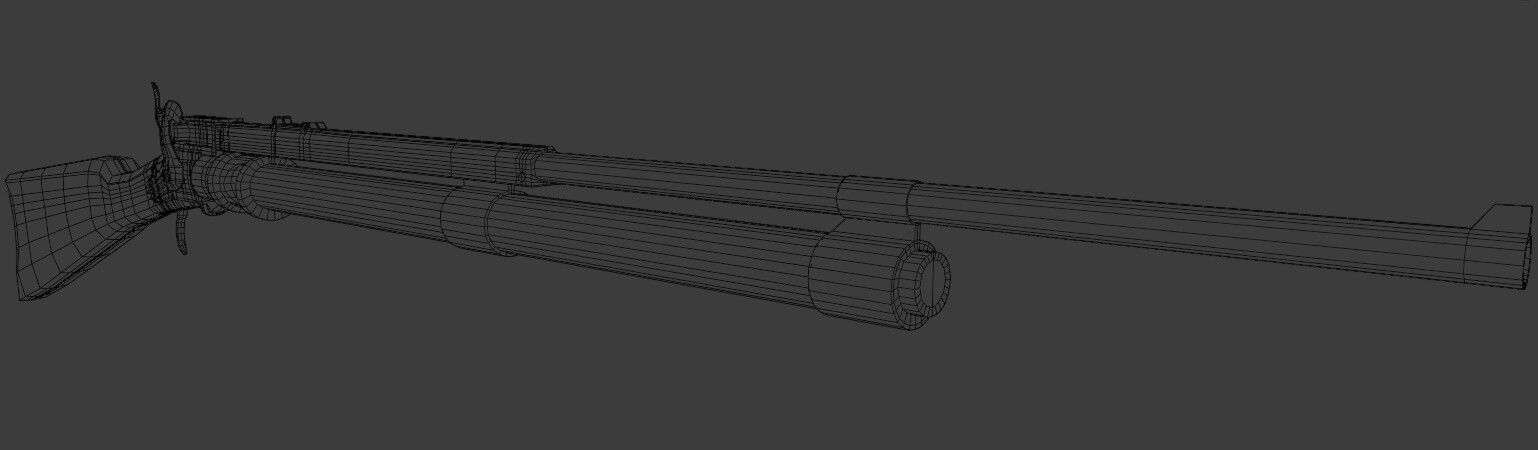 ArtStation - Steampunk Weapon Musket | Game Assets