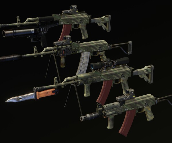 ArtStation - Polish FB Beryl rifle pack | Game Assets