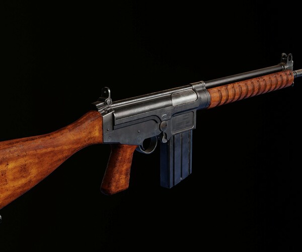 ArtStation - Prototype of FN Fal in 280 cartridge | Game Assets