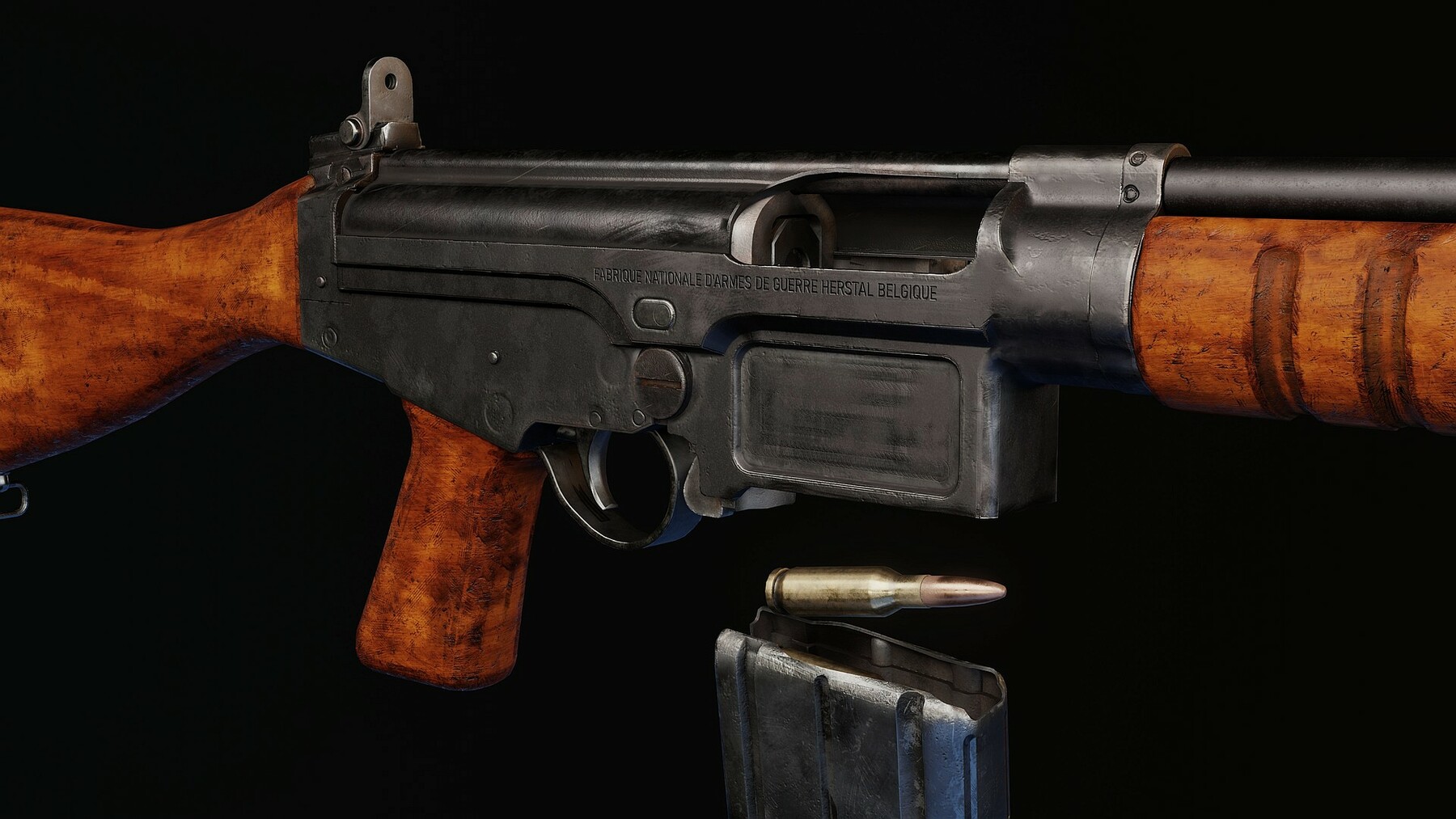 Marcin Kowalski - Prototype of FN Fal in 280 cartridge