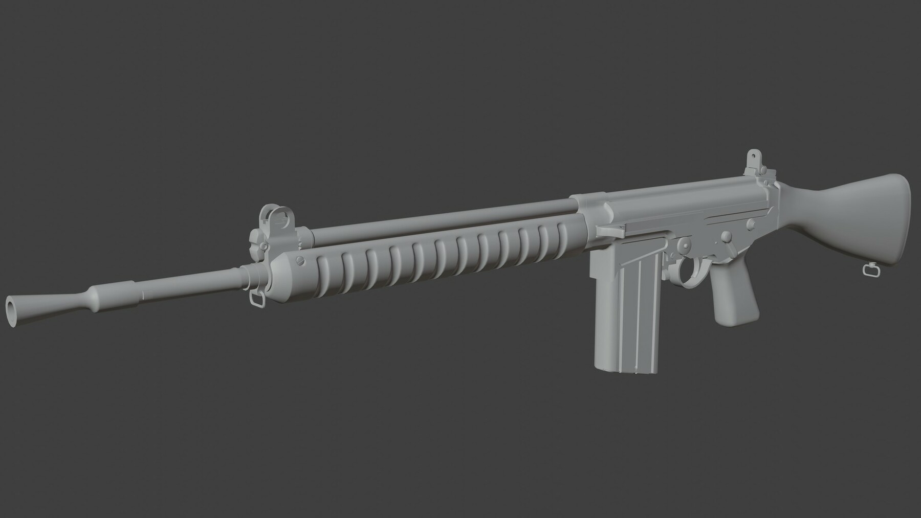Marcin Kowalski - Prototype of FN Fal in 280 cartridge