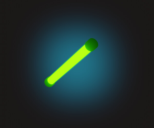 ArtStation - Glowstick Low-Poly Game ready Low-poly 3D model | Game Assets