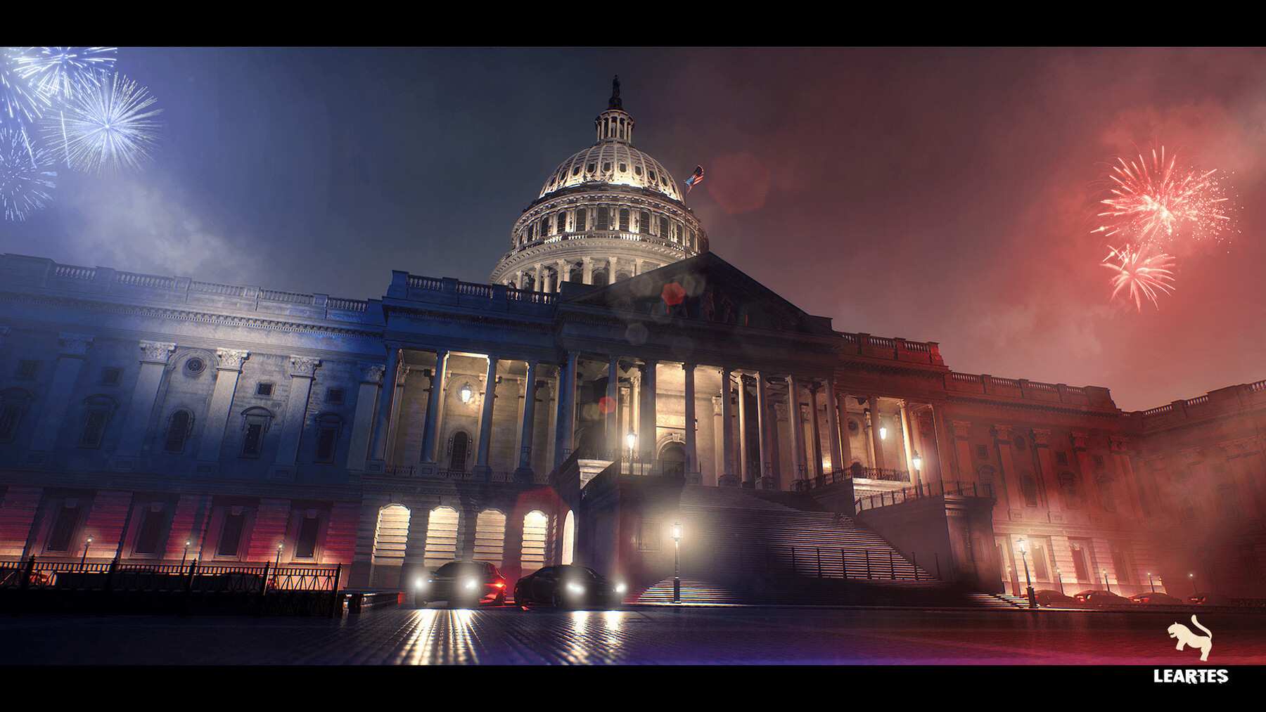 ArtStation - US Capitol Exterior Environment | Game Assets