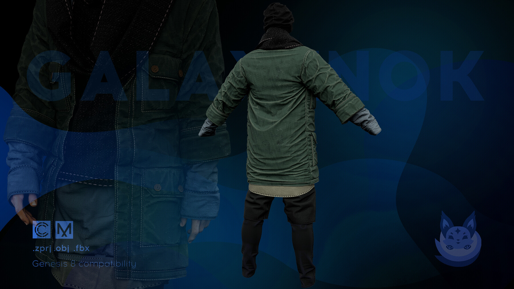 ArtStation - Men's outfit. Avatar genesis 8 Male. Marvelous Designer ...