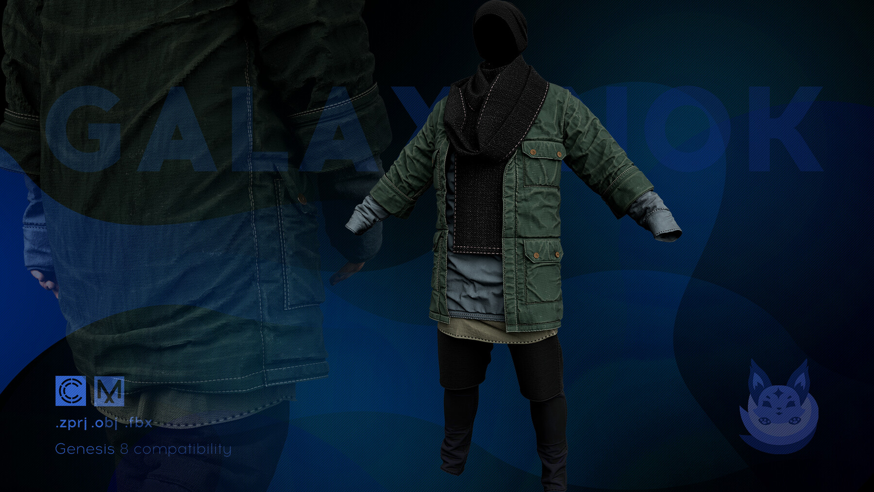 ArtStation - Men's outfit. Avatar genesis 8 Male. Marvelous Designer ...