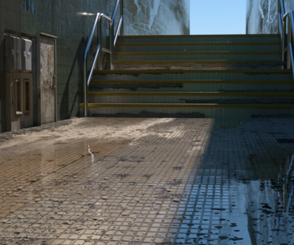 ArtStation - Modular Puddles Material (Cinema 4D + Octane) | Resources