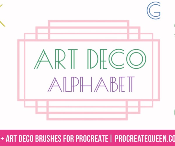 ArtStation - Art deco brushes for procreate | Brushes