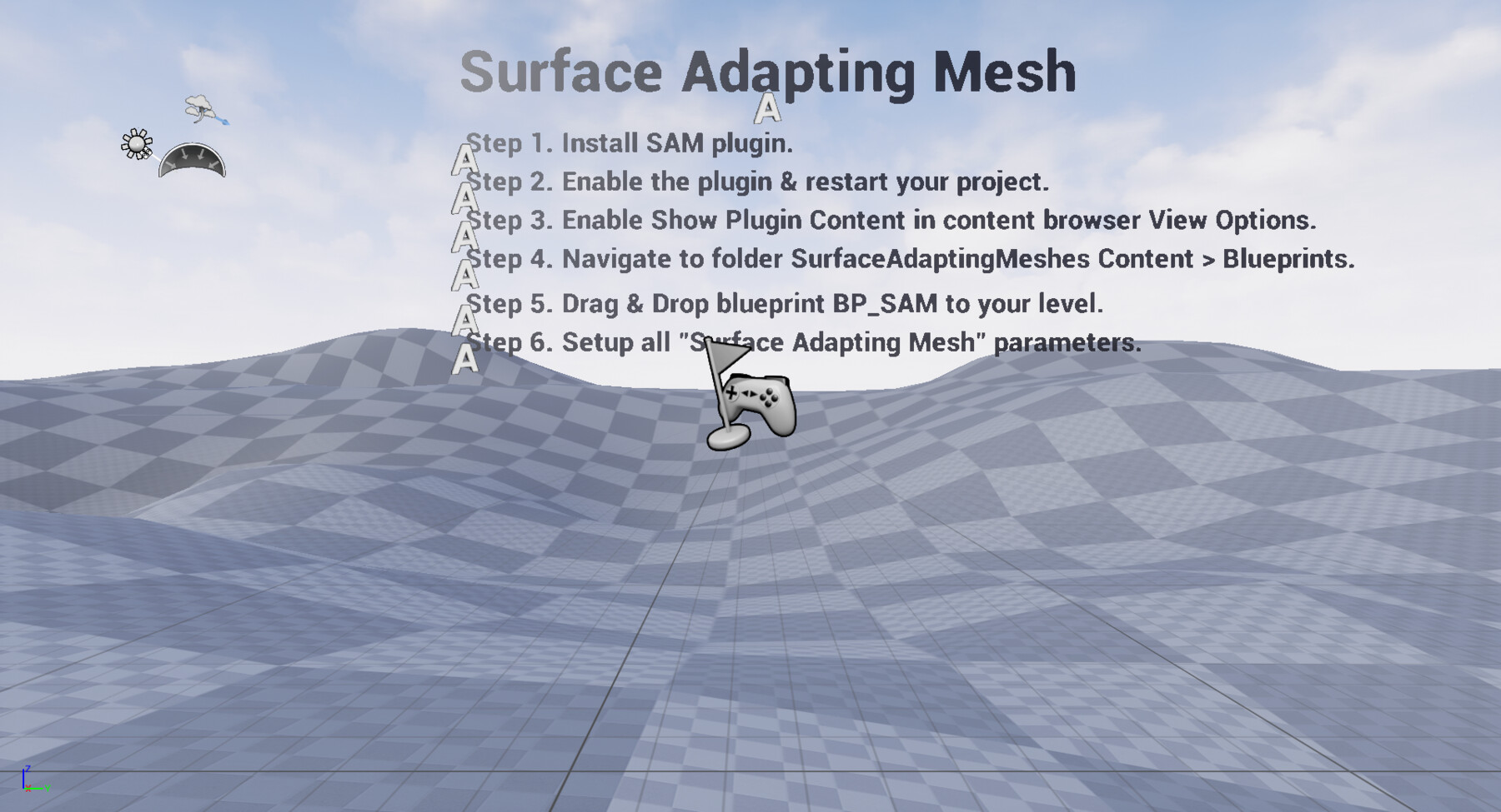 ArtStation - Surface Adapting Custom Mesh Plugin | Resources