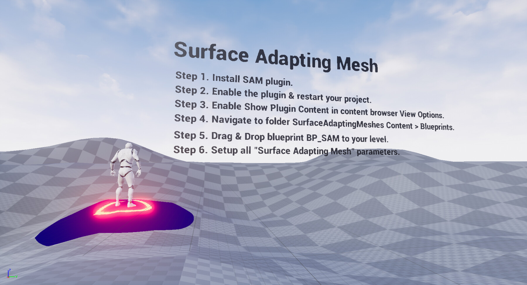 ArtStation - Surface Adapting Custom Mesh Plugin | Resources