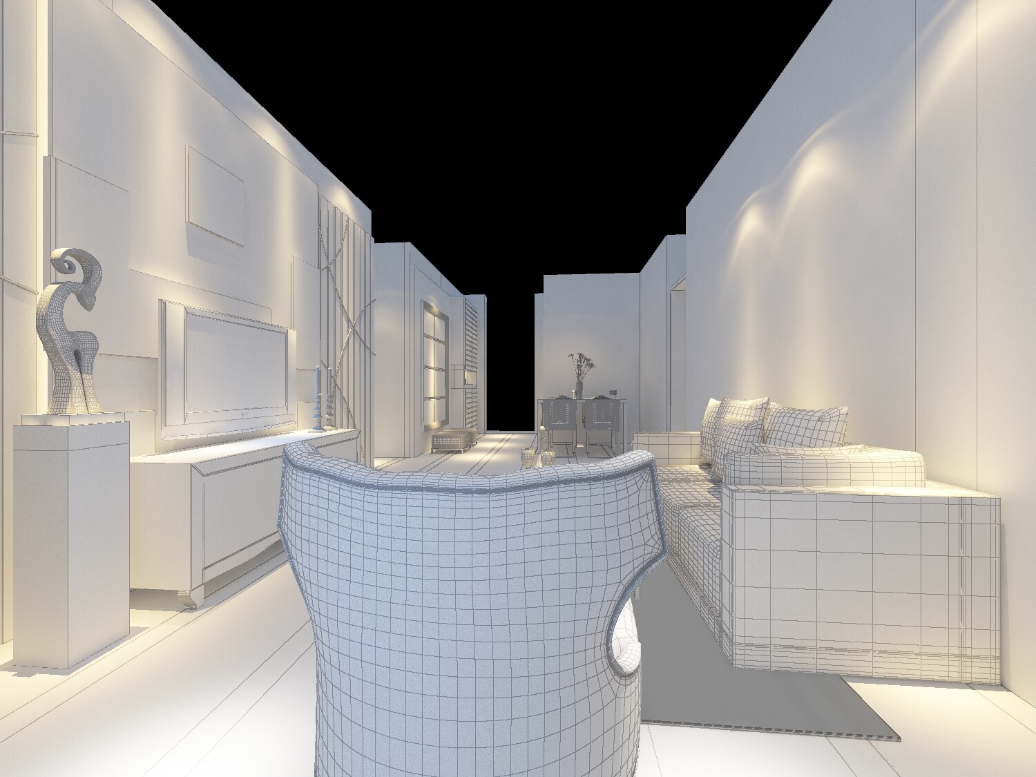 ArtStation - Single Apartment - Aerial View 03 | Resources