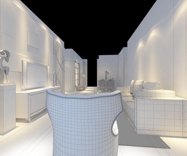 ArtStation - Single Apartment - Aerial View 03 | Resources