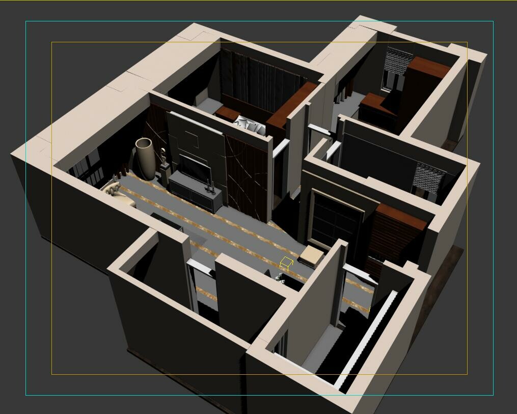 ArtStation - Single Apartment - Aerial View 03 | Resources