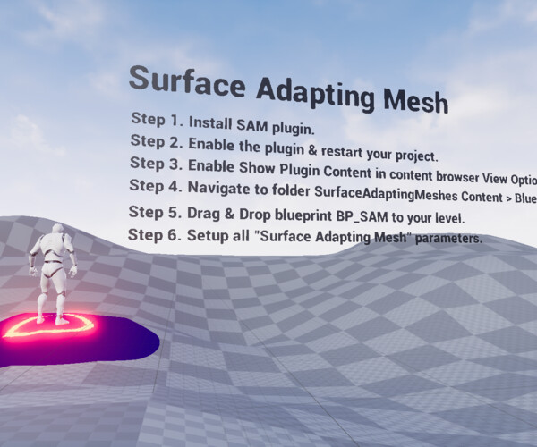 ArtStation - Surface Adapting Custom Mesh Plugin | Resources