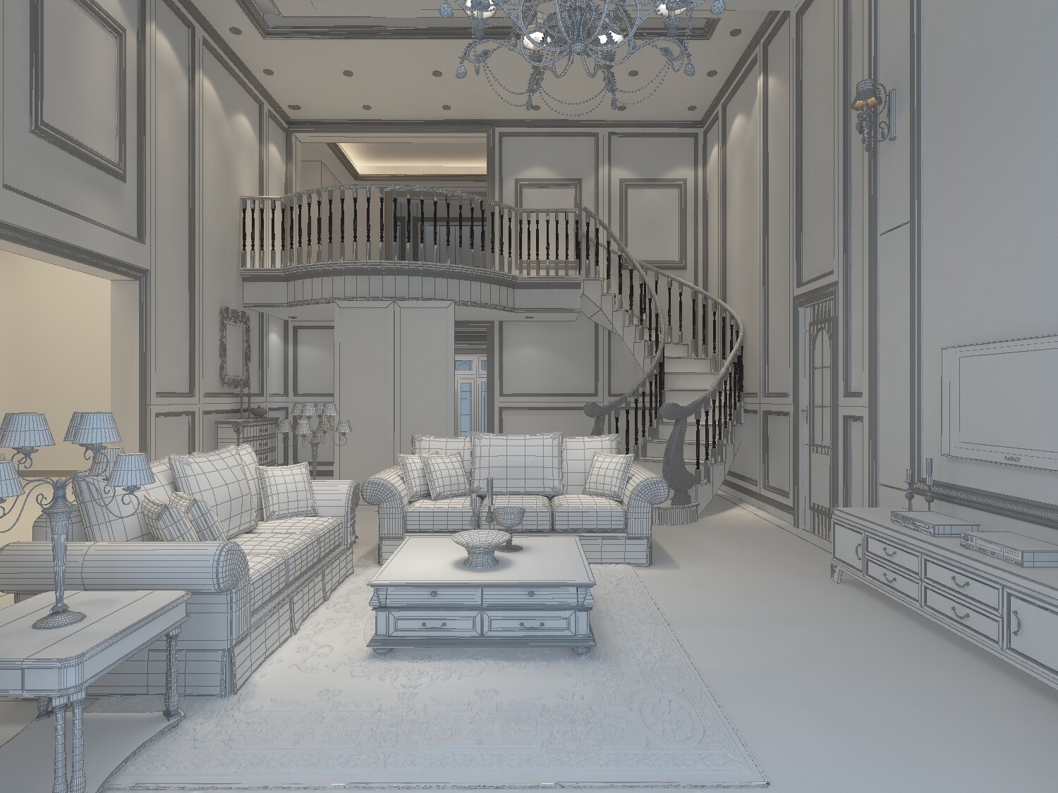 ArtStation - o Duplex Continental Living Room Restaurant 5131 | Resources