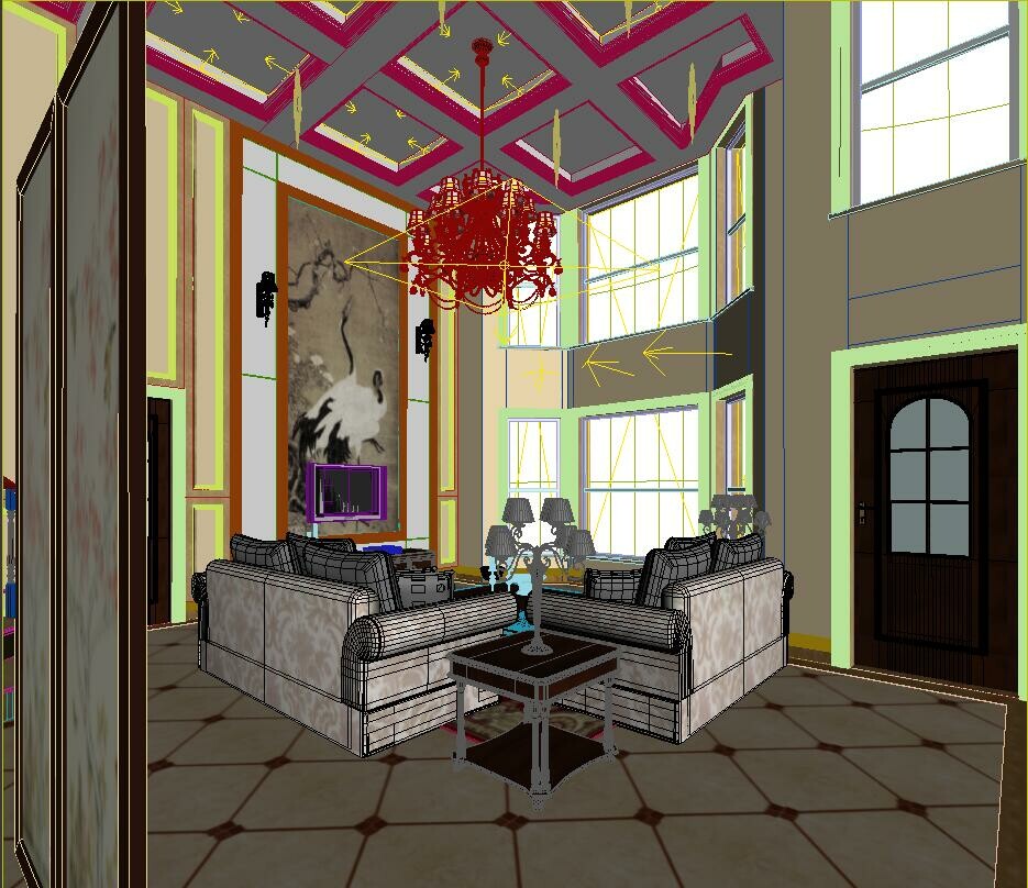 ArtStation - o Duplex Continental Living Room Restaurant 5131 | Resources