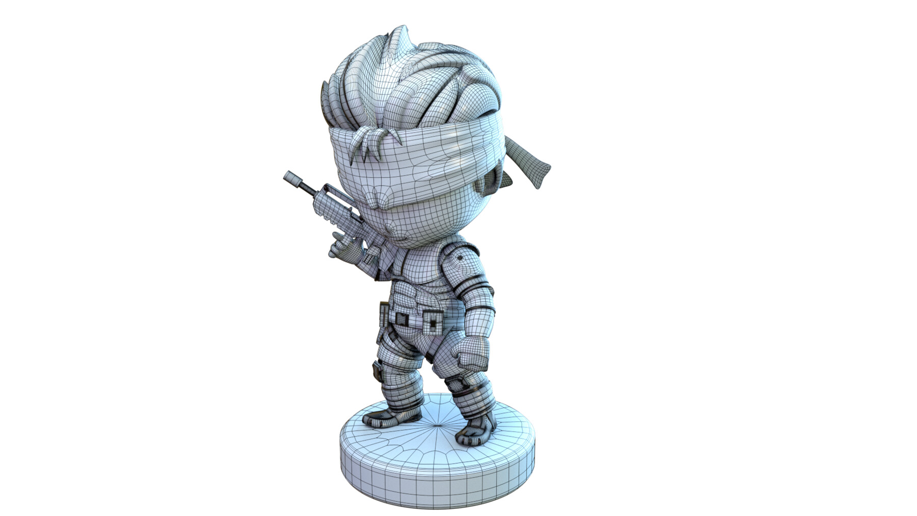 ArtStation - MetalGear Solid 3D Model | Game Assets