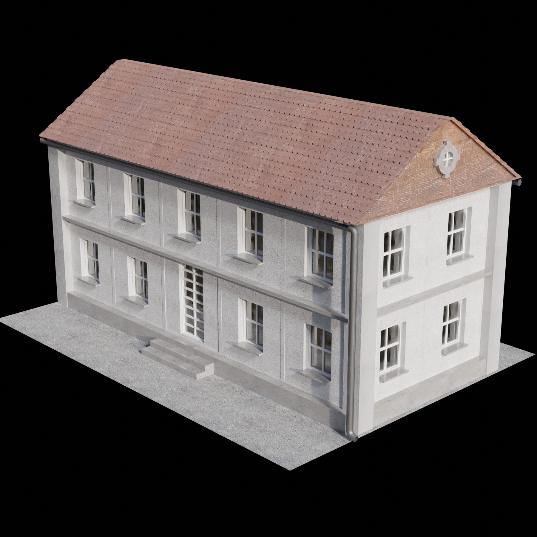 ArtStation - German House 1 - 3D-Model | Game Assets