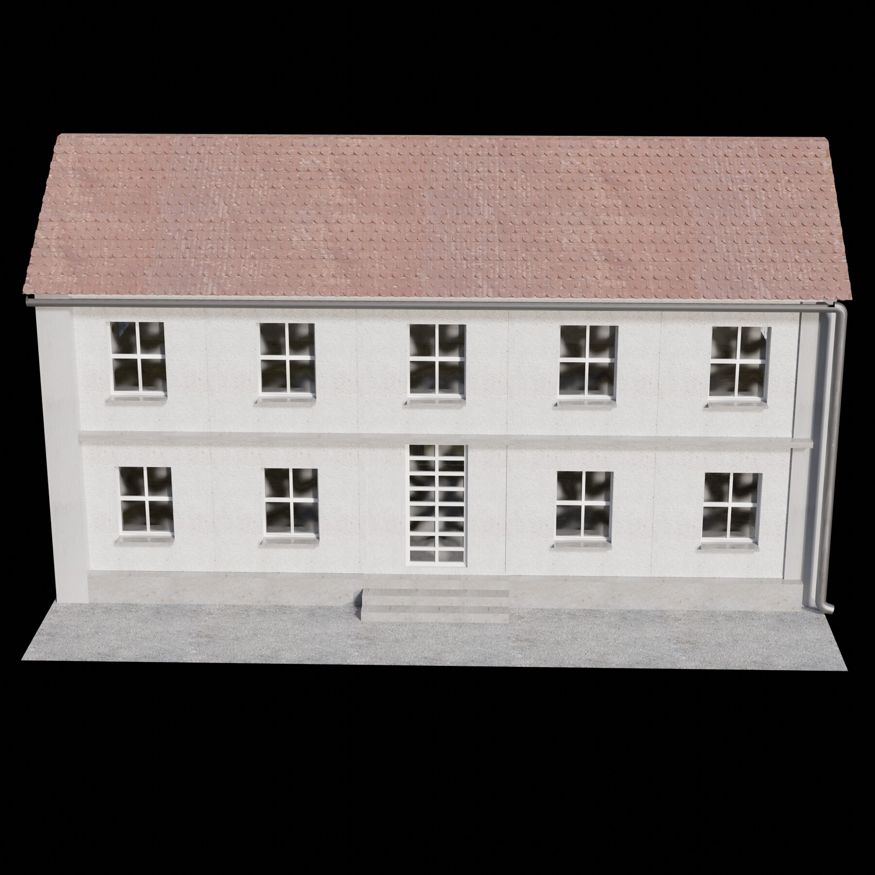 ArtStation - German House 1 - 3D-Model | Game Assets