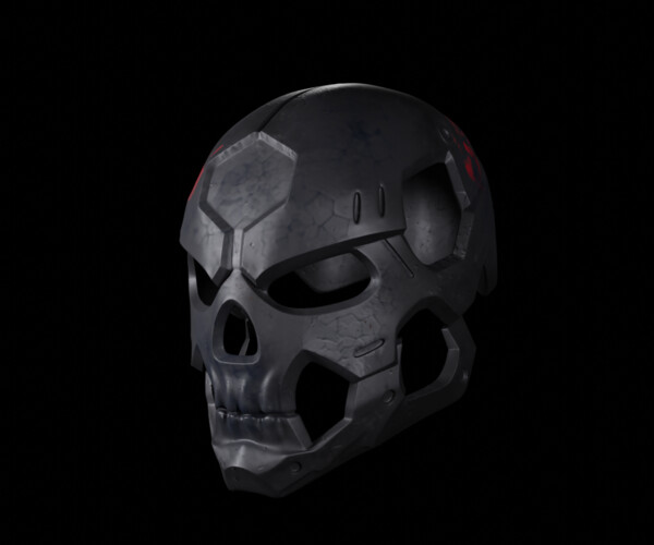 ArtStation - Printable Skull Helmet (STL) | Resources