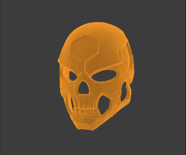 ArtStation - Printable Skull Helmet (STL) | Resources