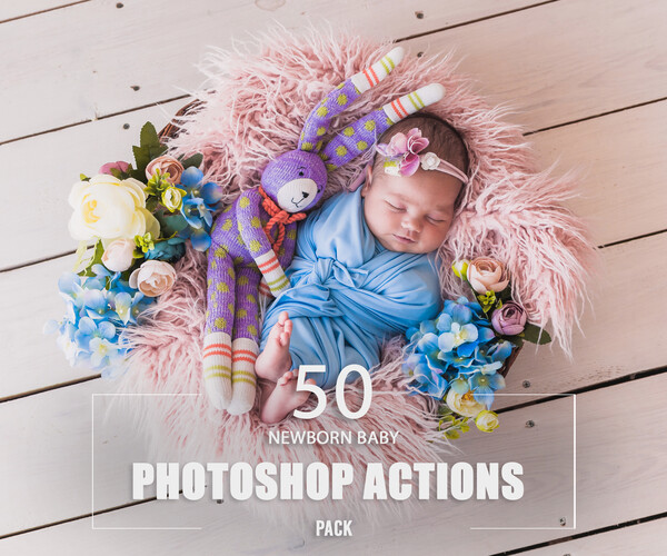 ArtStation - 50 Newborn Baby Photoshop Actions | Artworks