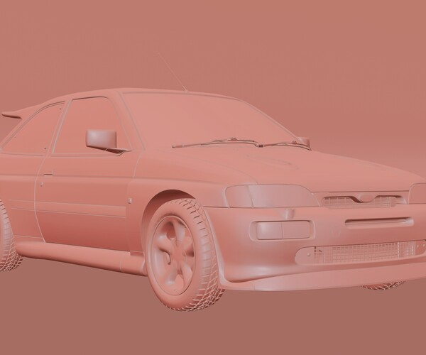 ArtStation - ESCORT RS COSWORTH 1992 | Resources