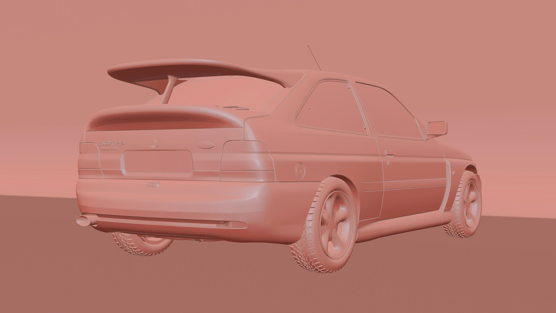 ArtStation - ESCORT RS COSWORTH 1992 | Resources