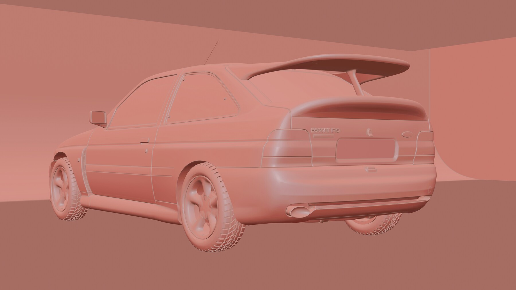 ArtStation - ESCORT RS COSWORTH 1992 | Resources