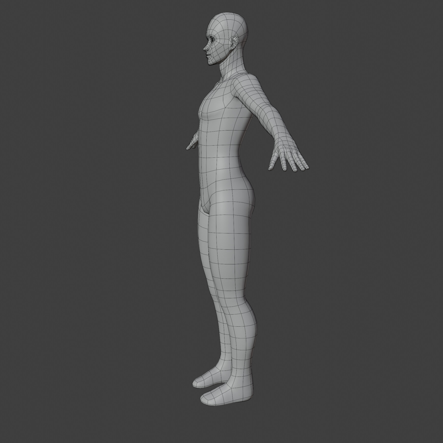 ArtStation - Stylized Humanoid Base Mesh - Male | Resources