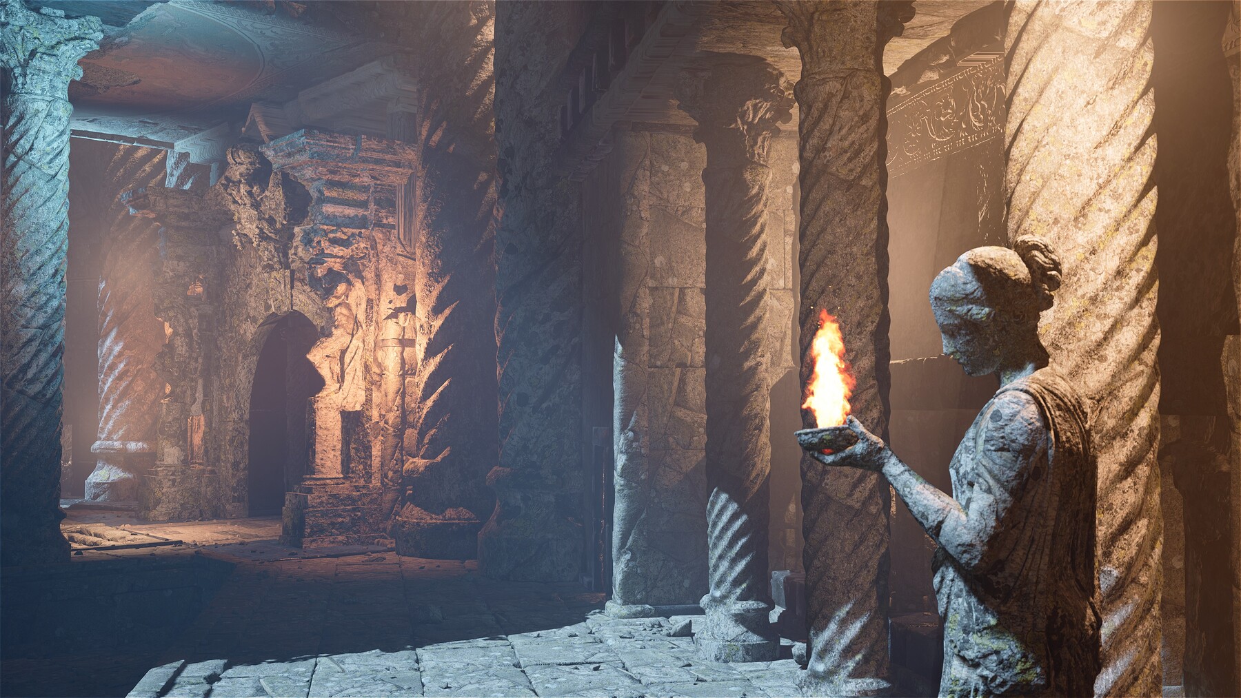 ArtStation - Roman temple (Unreal environment) | Game Assets