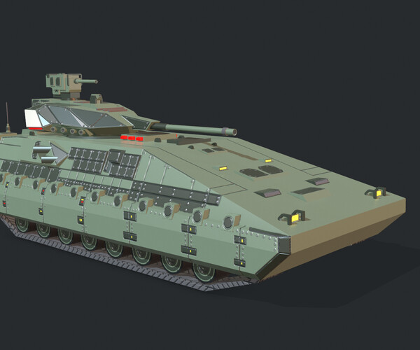 ArtStation - Armored Tank IFV | Game Assets