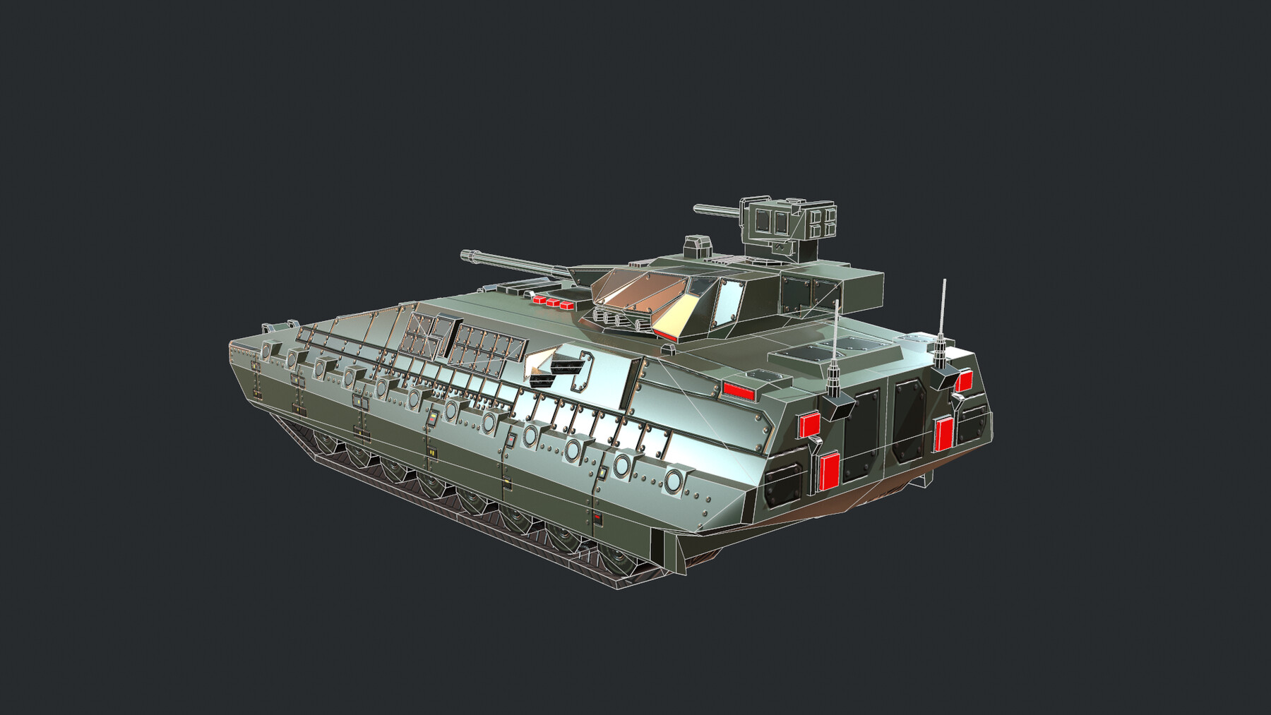 ArtStation - Armored Tank IFV | Game Assets