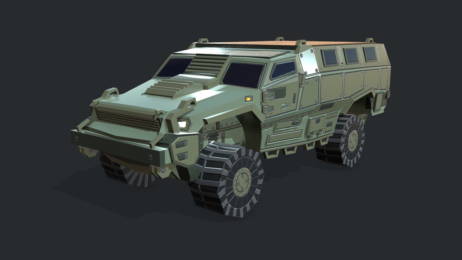 ArtStation - MRAP Armored Vehicle | Game Assets