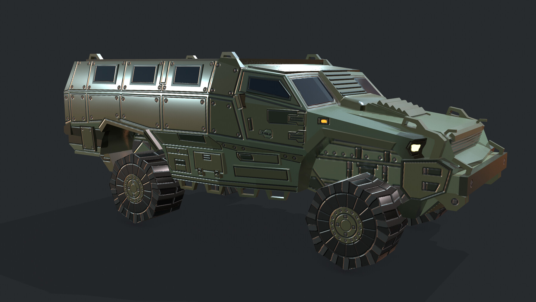 ArtStation - MRAP Armored Vehicle | Game Assets