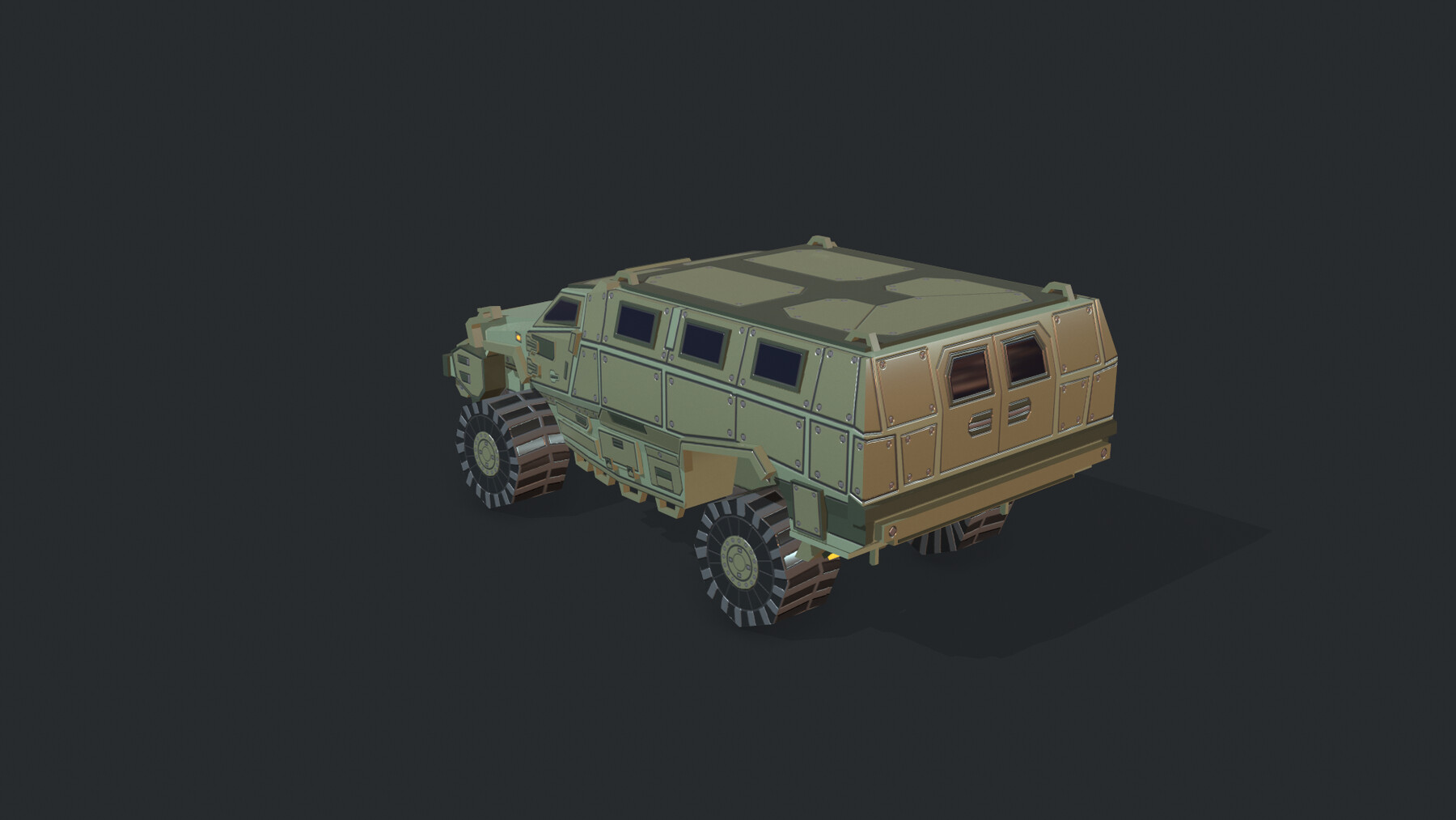ArtStation - MRAP Armored Vehicle | Game Assets