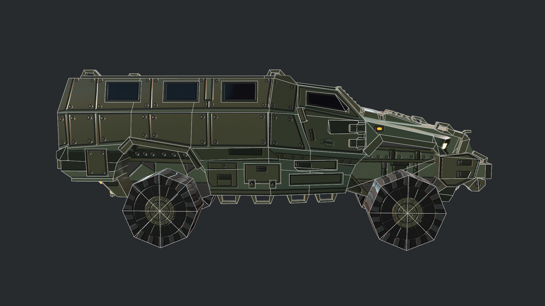 ArtStation - MRAP Armored Vehicle | Game Assets
