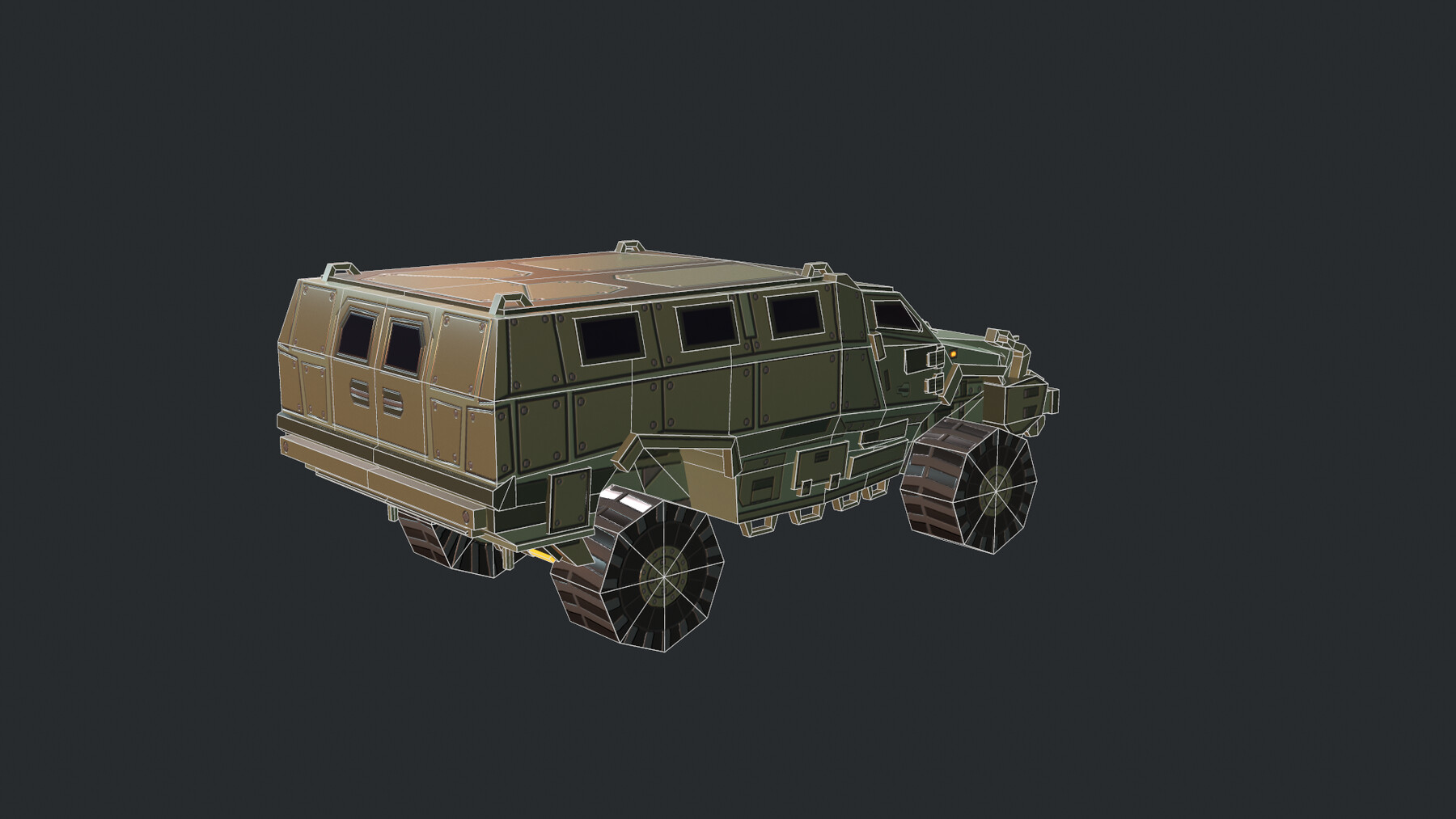 ArtStation - MRAP Armored Vehicle | Game Assets