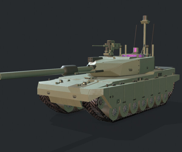 ArtStation - Modern MBT Tank | Game Assets