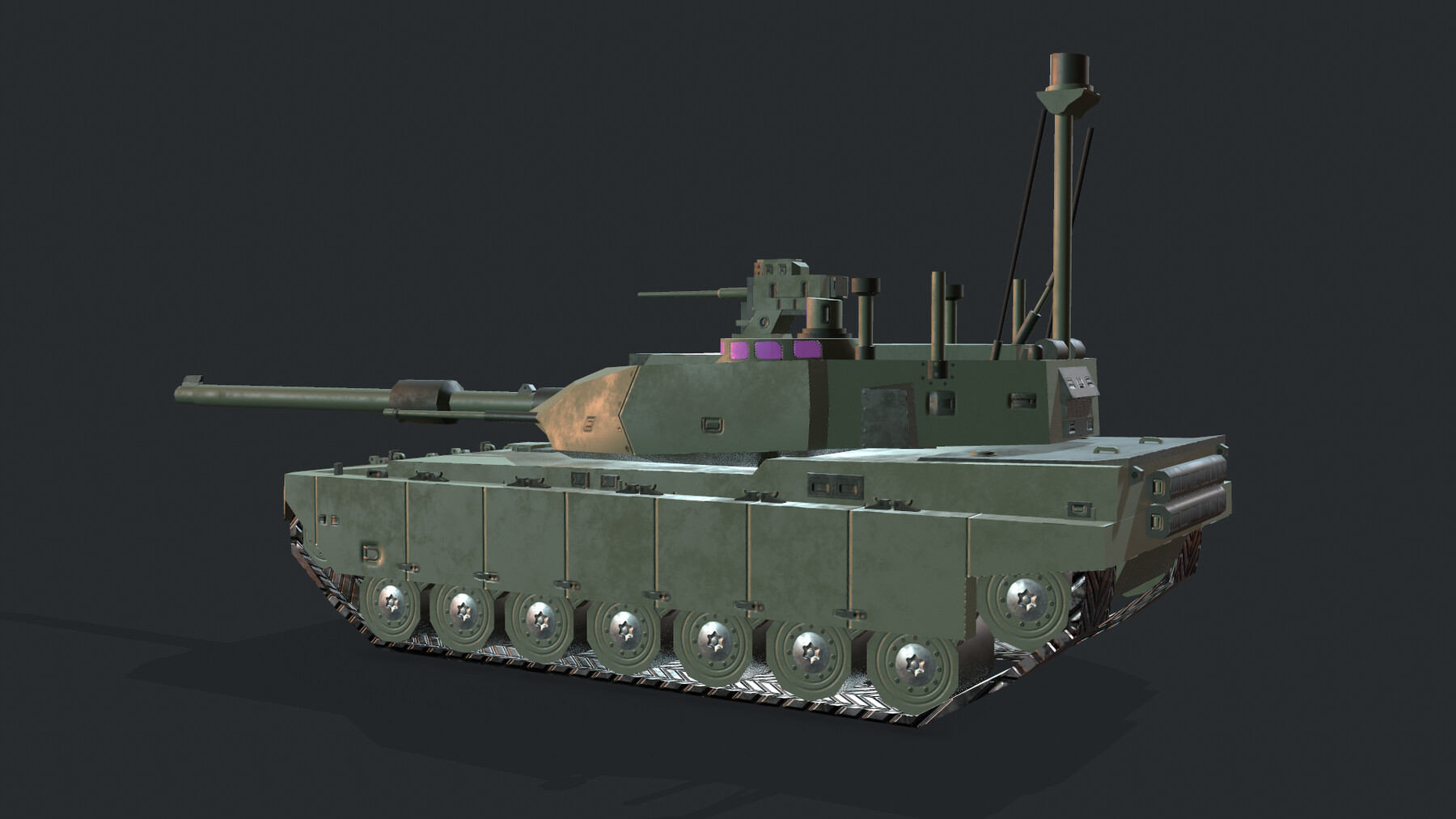 ArtStation - Modern MBT Tank | Game Assets