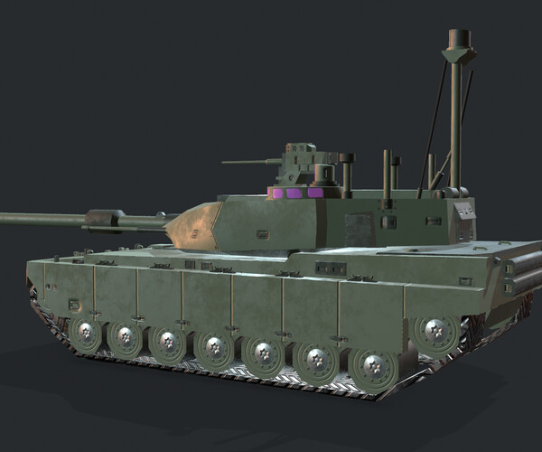 ArtStation - Modern MBT Tank | Game Assets