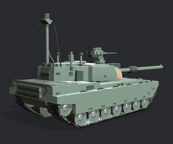 ArtStation - Modern MBT Tank | Game Assets