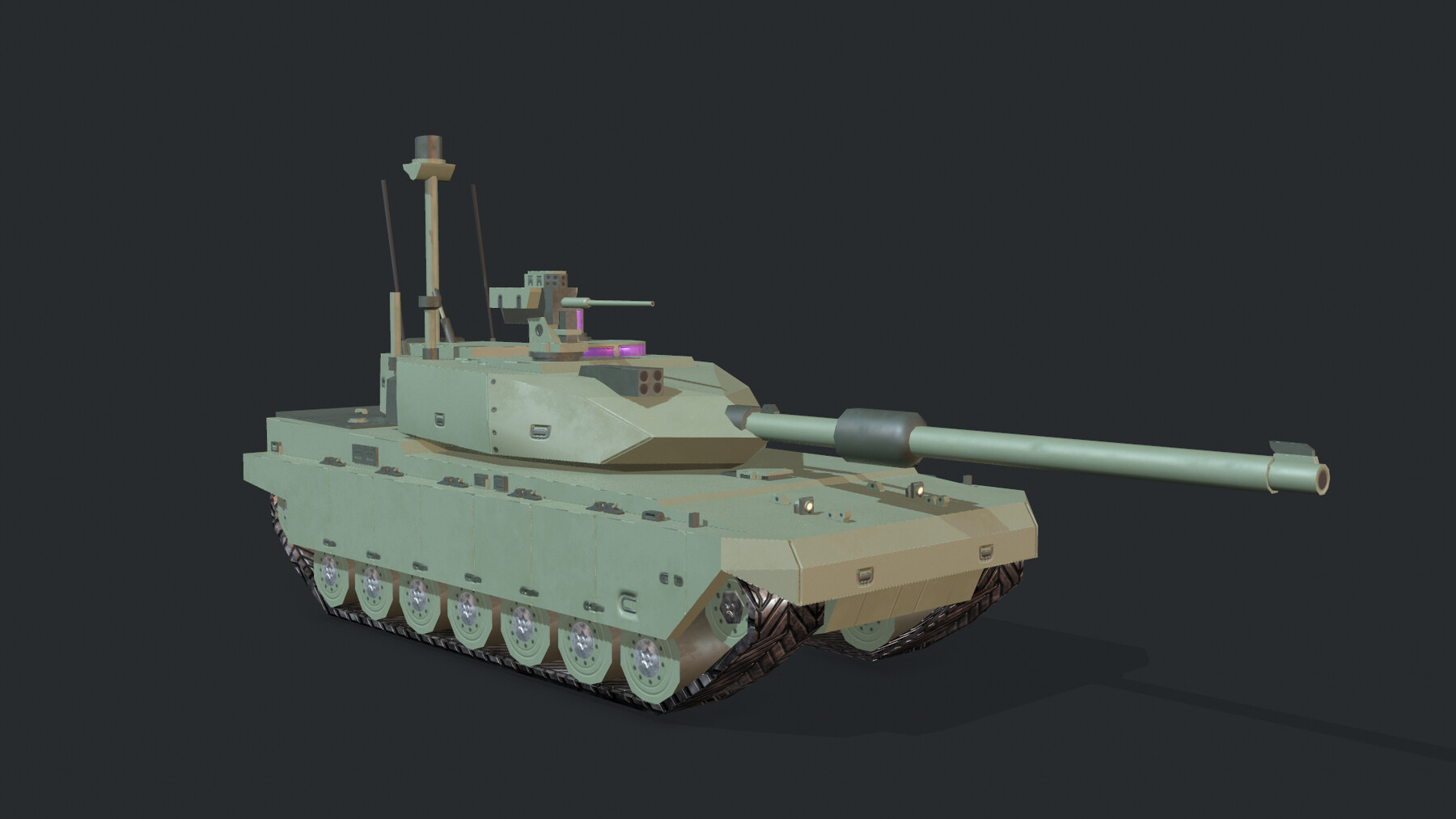 ArtStation - Modern MBT Tank | Game Assets