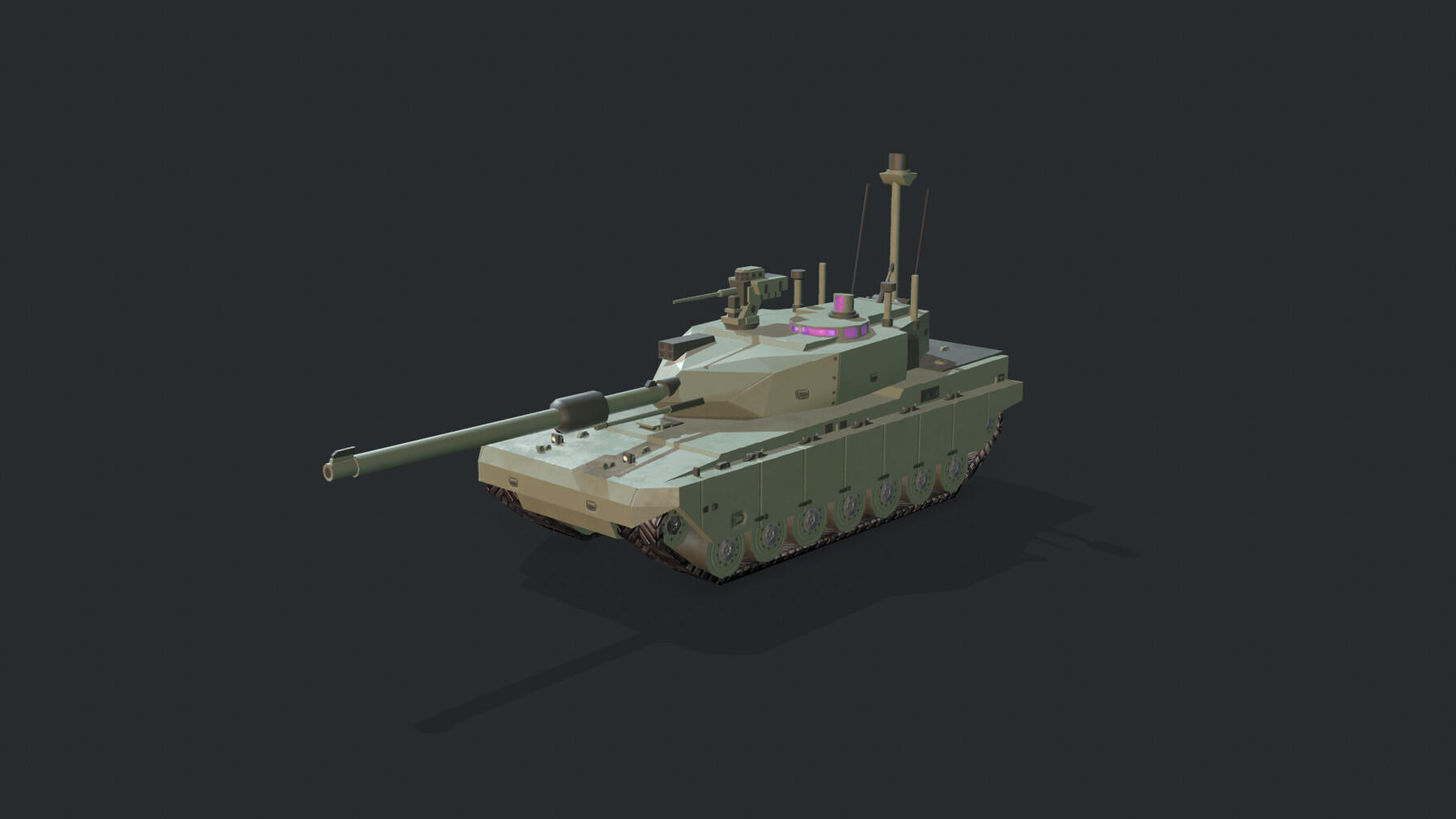 ArtStation - Modern MBT Tank | Game Assets