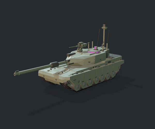 ArtStation - Modern MBT Tank | Game Assets