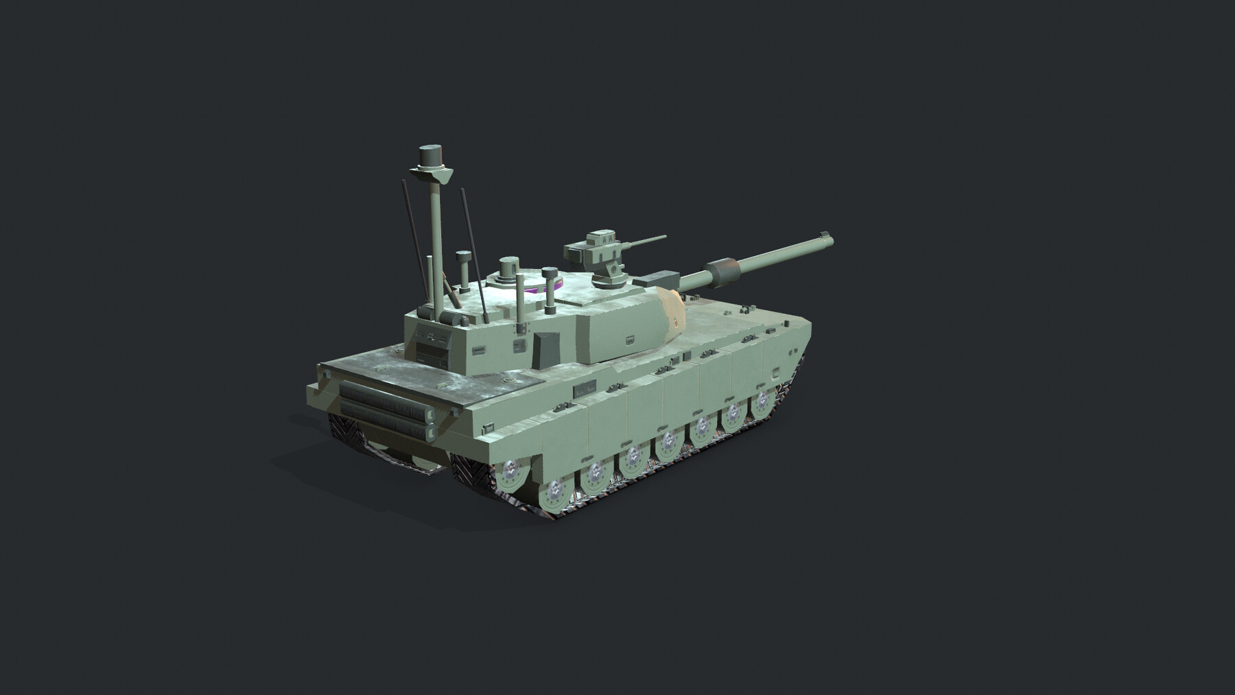 ArtStation - Modern MBT Tank | Game Assets