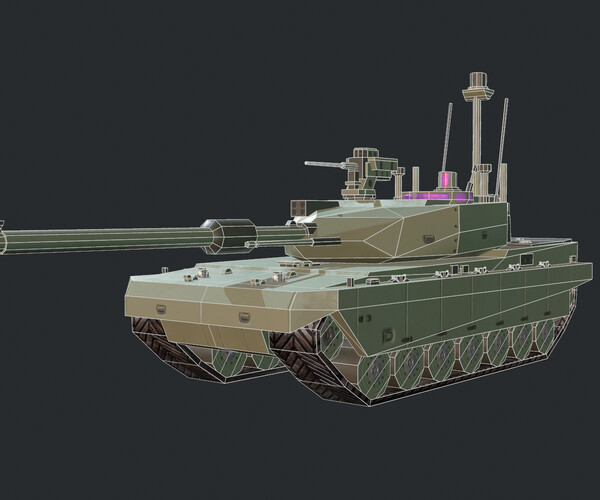 ArtStation - Modern MBT Tank | Game Assets