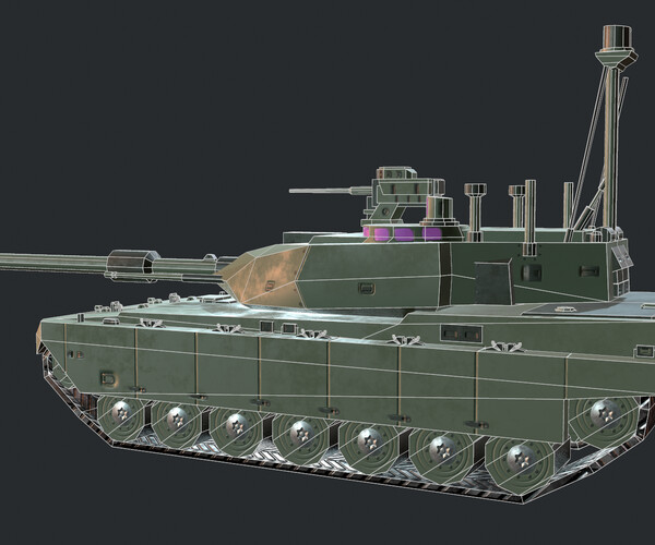 ArtStation - Modern MBT Tank | Game Assets