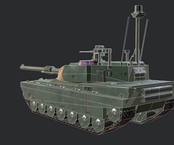 ArtStation - Modern MBT Tank | Game Assets